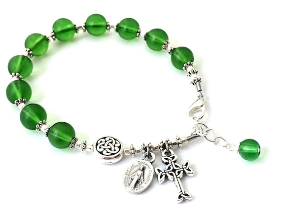 Rosary bracelet etsy store