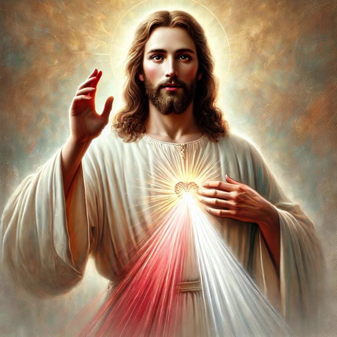 Jesus, Divine Mercy, Sacred Heart Digital Download Print - Etsy