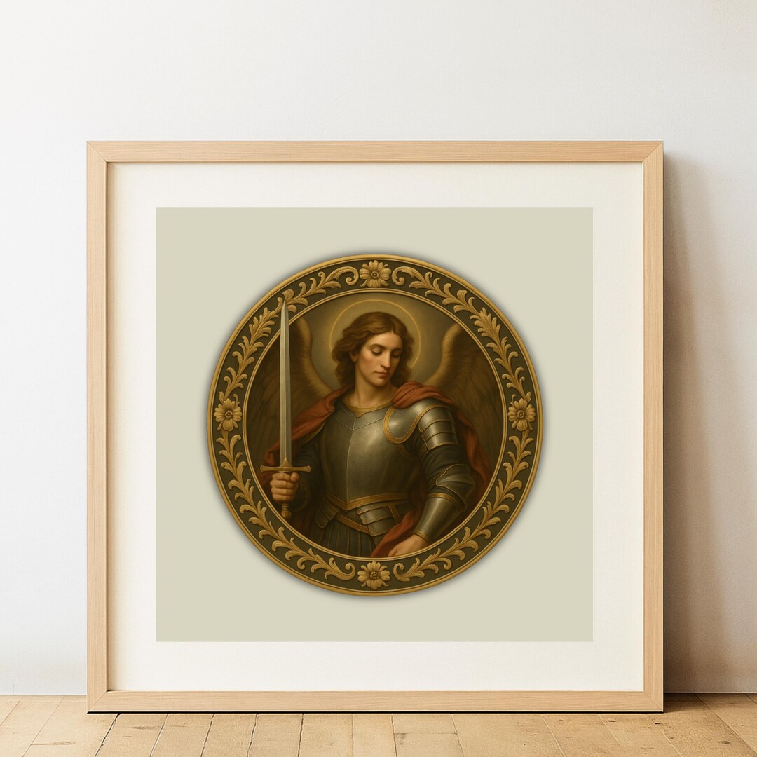 Archangel Saint Michael Poster: Renaissance Religious Art, Confirmation ...