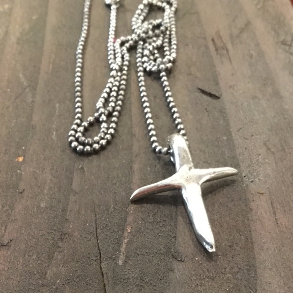 Long Cross Necklace - Etsy