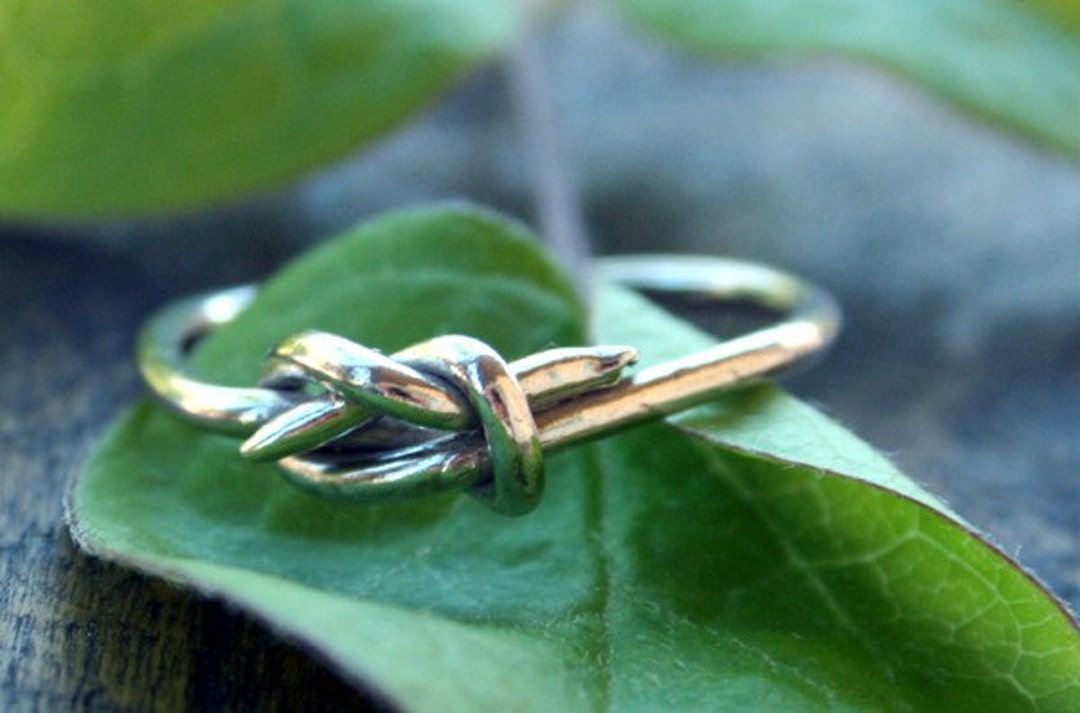 Knot Ring Sterling Silver Reminder Ring - Etsy