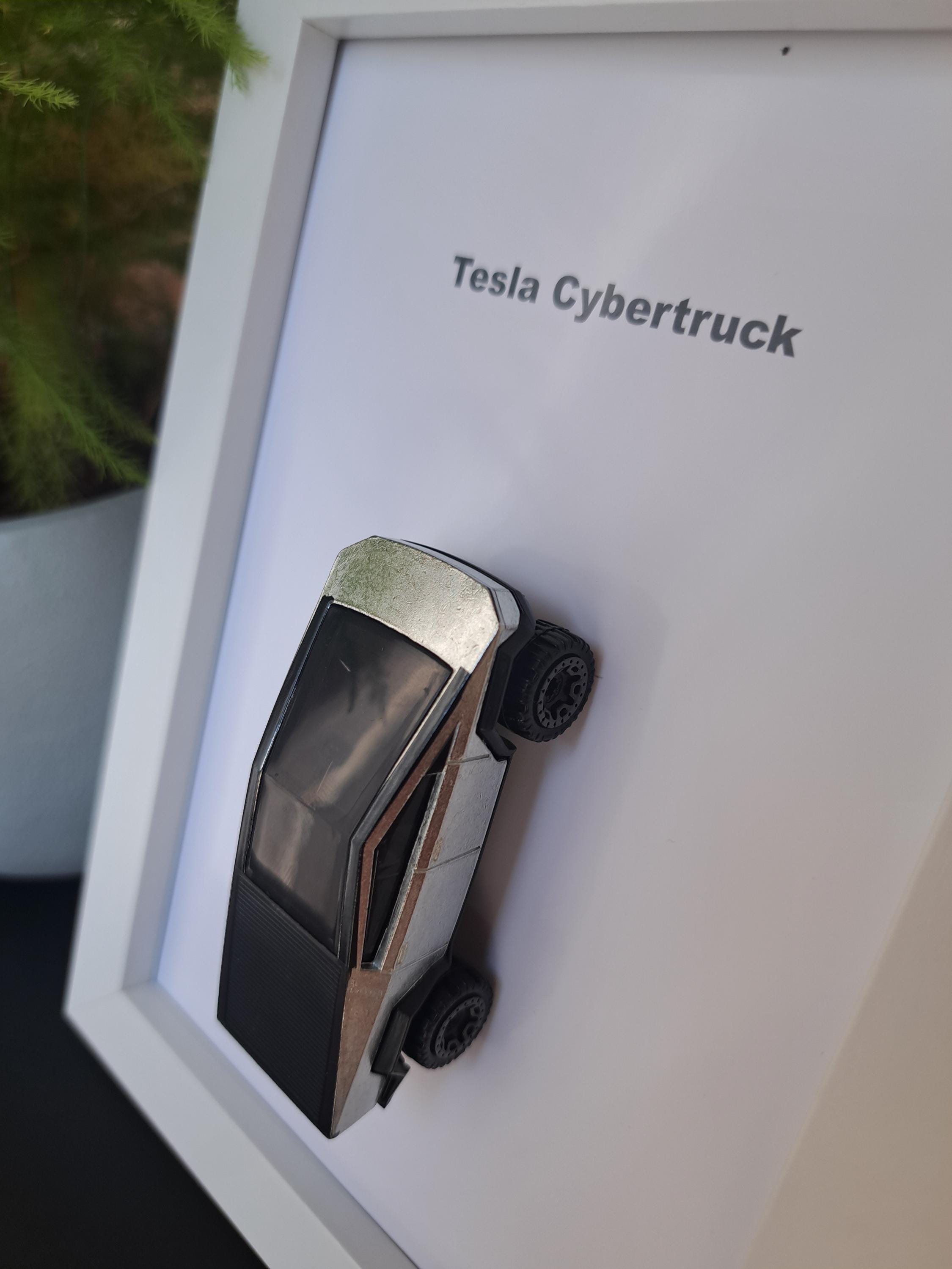 Tesla Cybertruck Decor, Tesla Cybertruck Poster, Tesla Cybertruck Gift ...