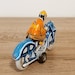 1960s Tin Motorcycle Toy: Wind-up Mechanical Retro Collectible - Etsy