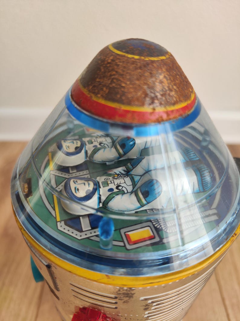 Vintage NASA Apollo Tin Rocket, Modern Toys Japan, 1960s Space Toy - Etsy