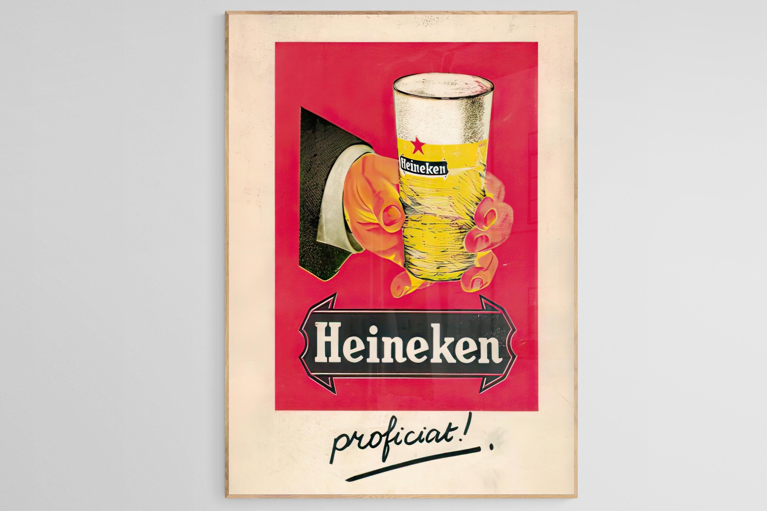 Heineken Poster, Heineken Print, Heineken Art, Heineken Decor, Bier ...