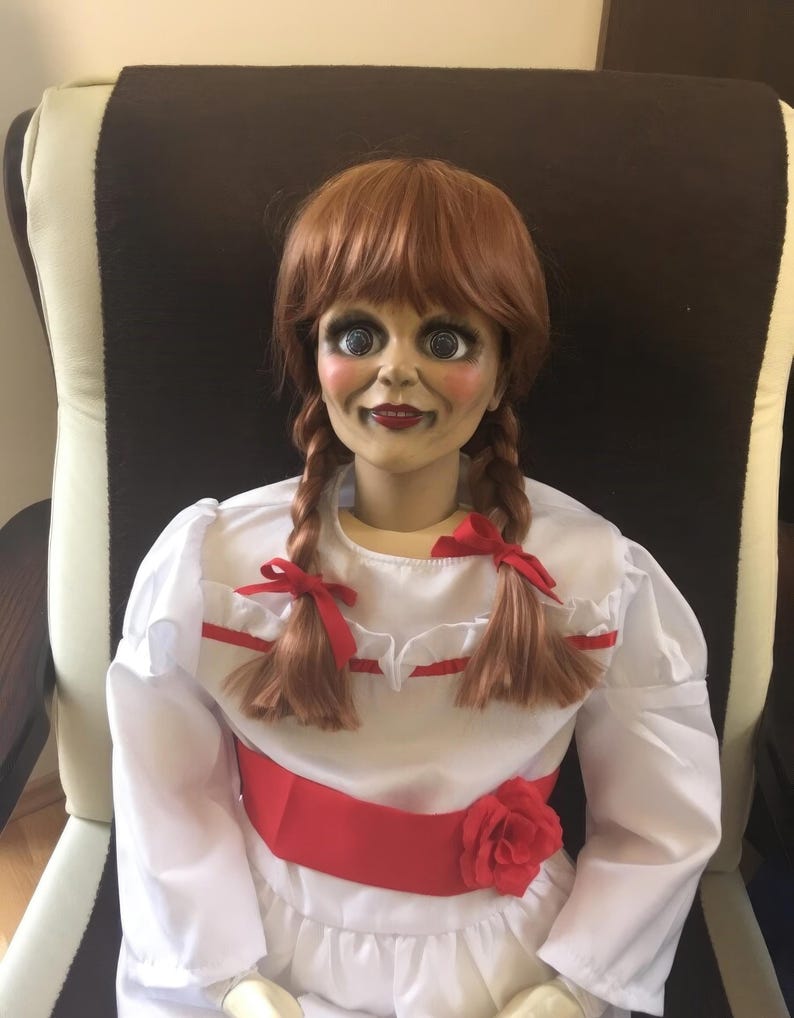 Annabelle Doll, 1:1 Scale Doll, Horror Movie Doll, Scary Doll, Toys ...