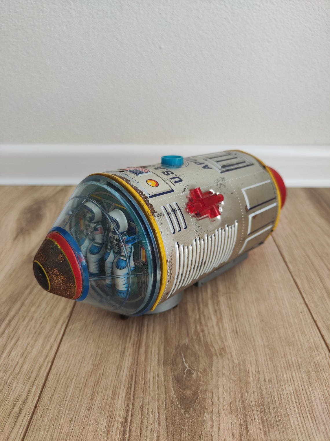 Vintage NASA Apollo Tin Rocket, Modern Toys Japan, 1960s Space Toy - Etsy