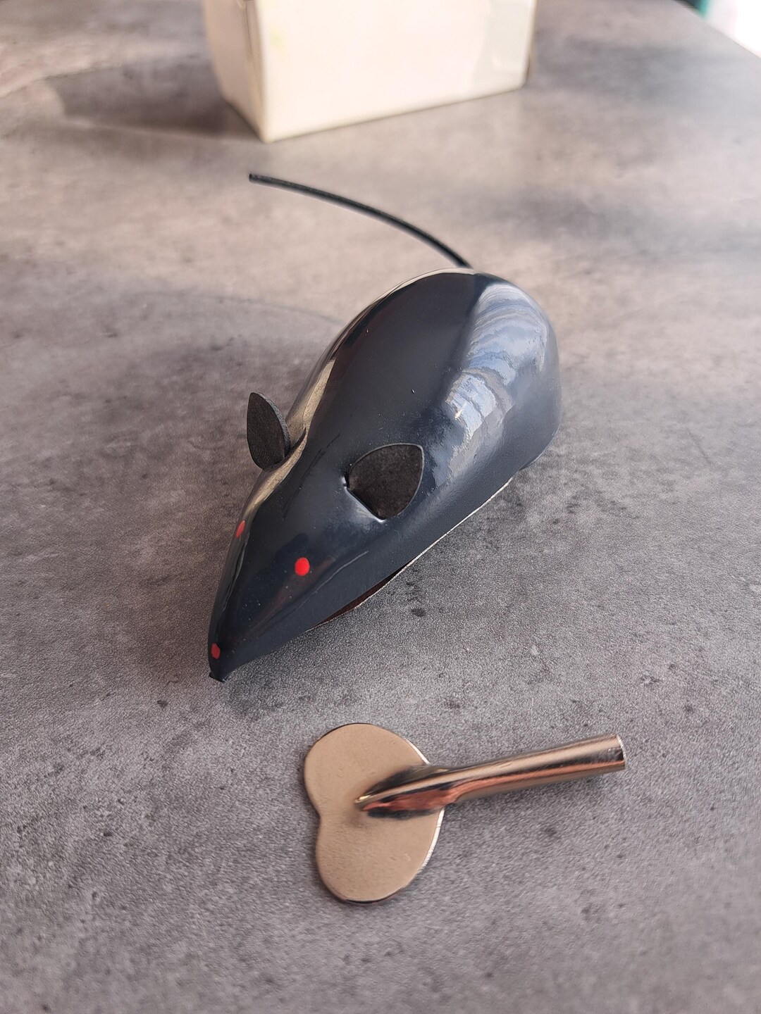 Vintage Wind-up Tin Mouse Toy: Collectible Retro Metal Figurine - Etsy