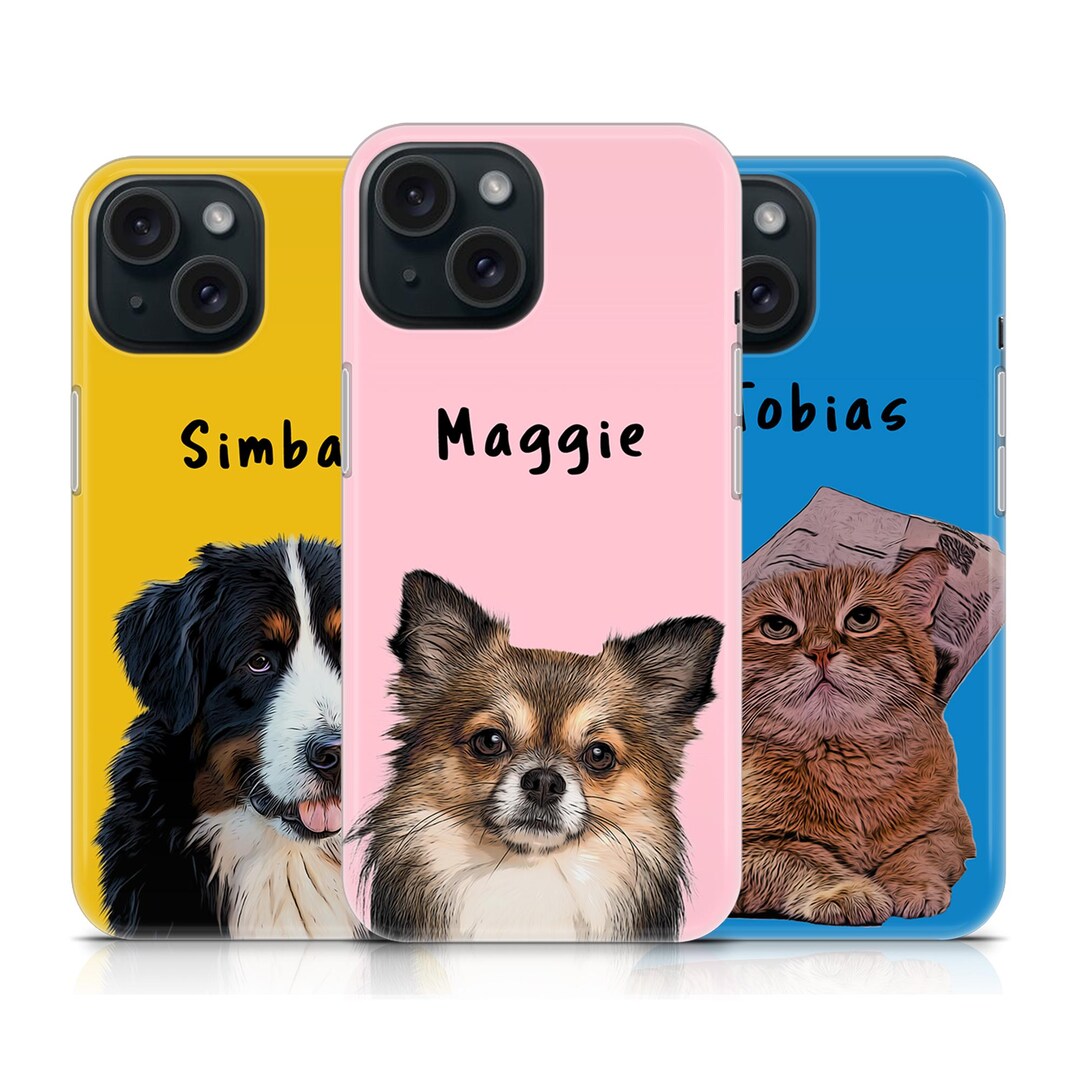 Personalized Pet Case Custom Dog Cat Photo Cover for Samsung S24 S23 ...