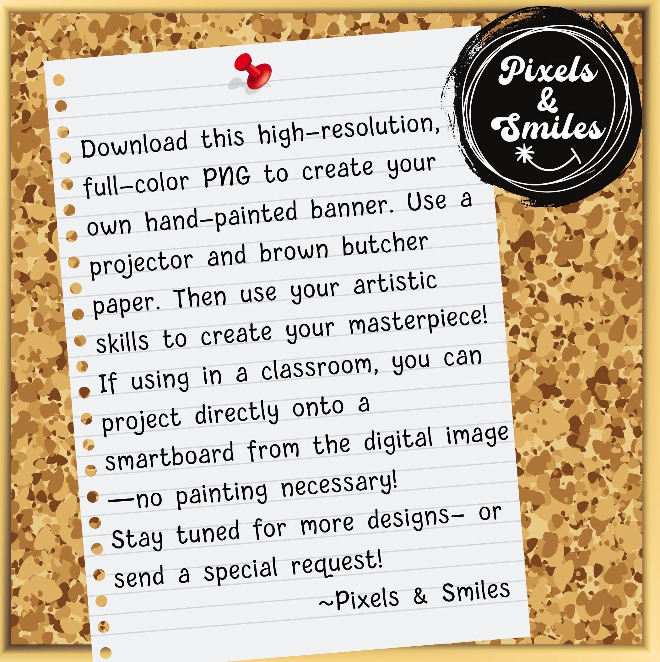 Painted Banner Template, Custom Banner, Welcome to 1st Grade, Banner ...