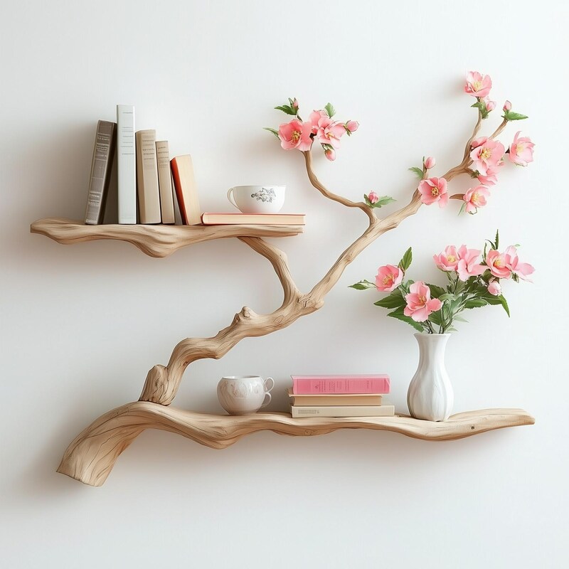 Tree Branch Shelf - Etsy