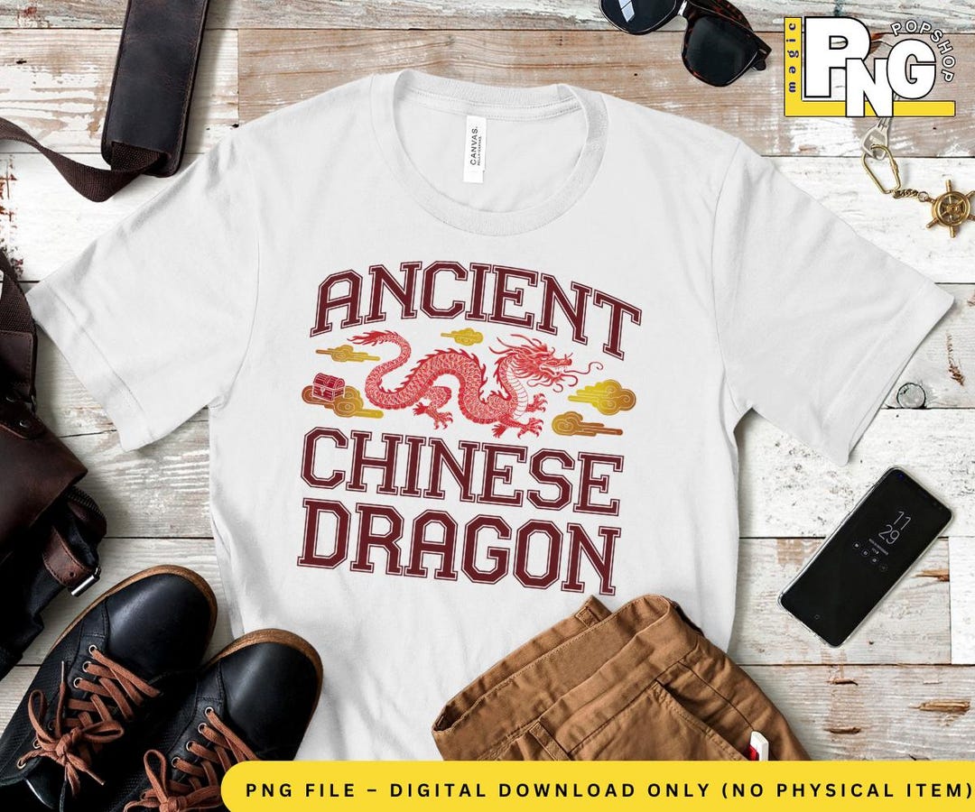 Ancient Chinese Dragon T-shirt PNG | Traditional Dragon Design ...