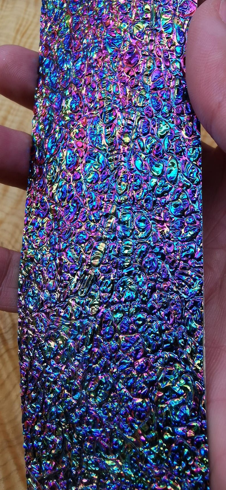 Dichroic Film Purple Blue , Ring Inlay, Inlay Handmade, Resin Art ...