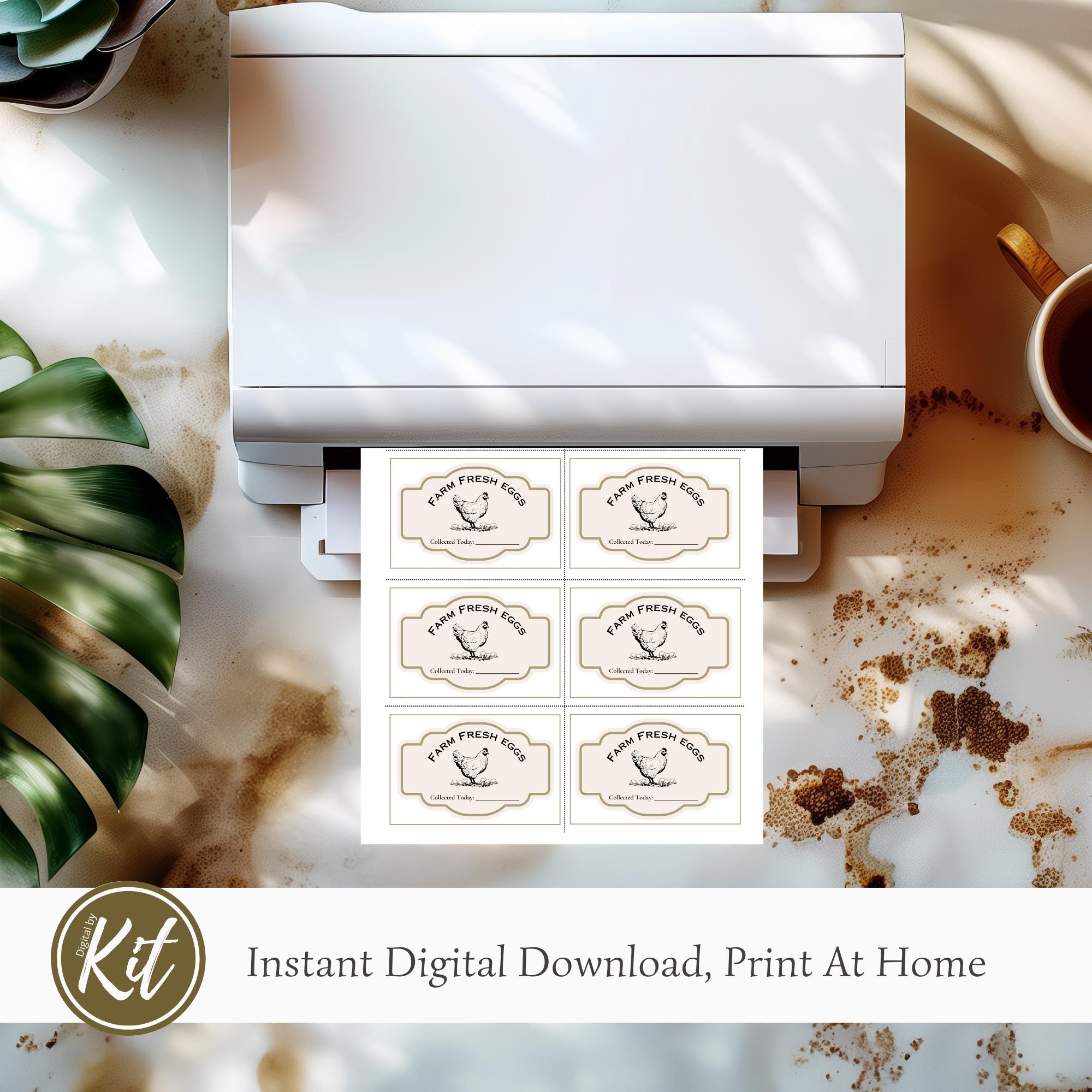 Egg Tracker Printable Bundle | Chicken Egg Inventory Log | Daily ...