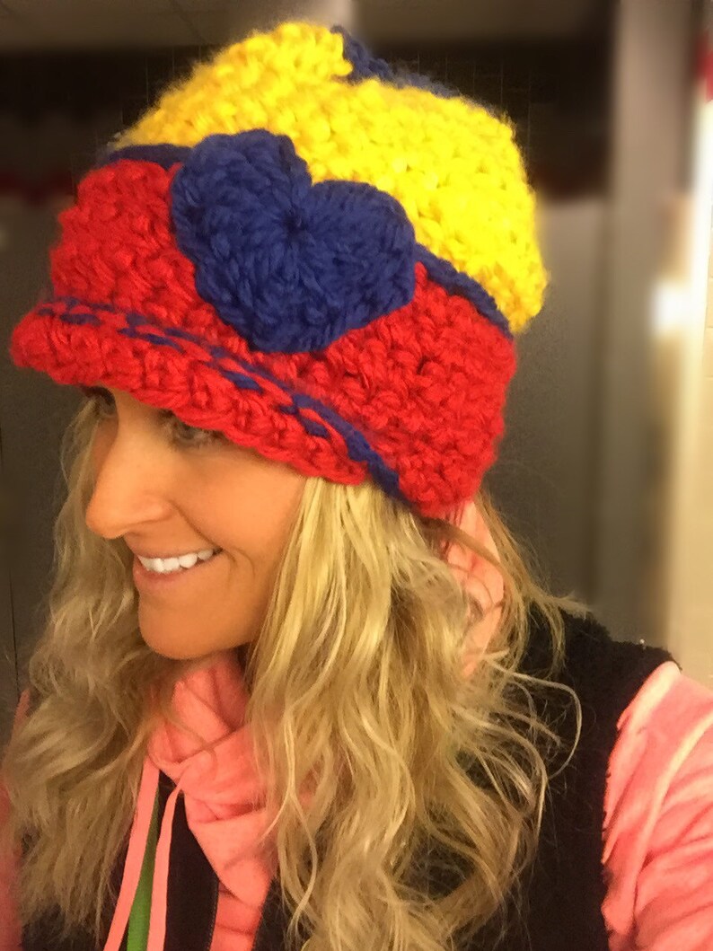 Flip Brim Slouchy Hat - Etsy