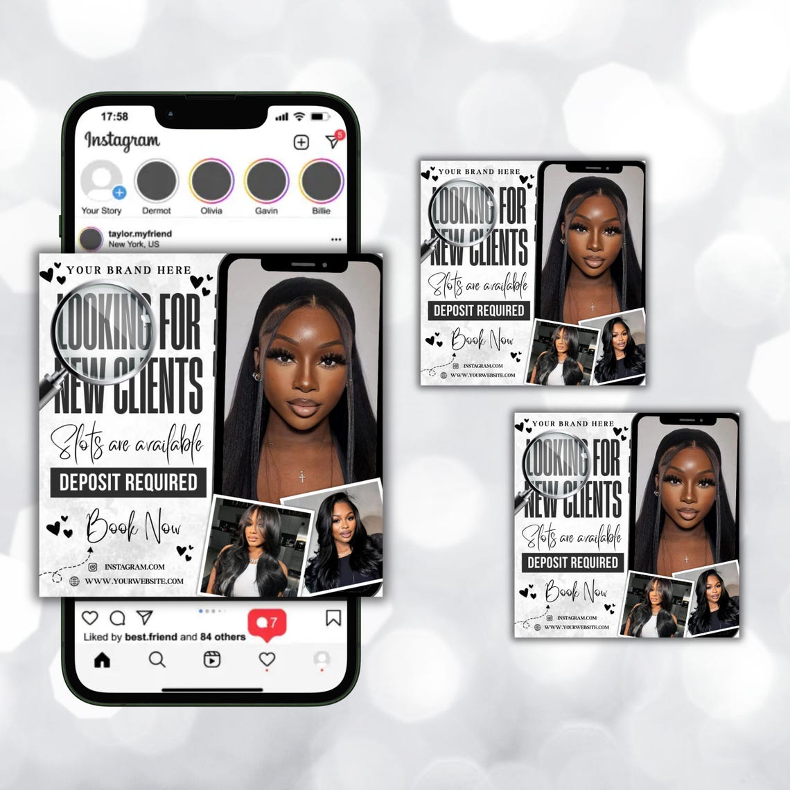 New Client Booking Flyer, Calling All New Clients, Hair Stylist, Lash ...