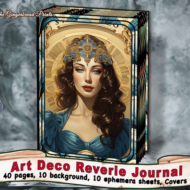 Art Deco Journal - Etsy