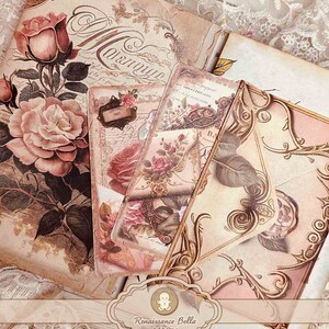 Renaissance Bella Add-on Printable Kit Journal Pages Bookmarks Post ...