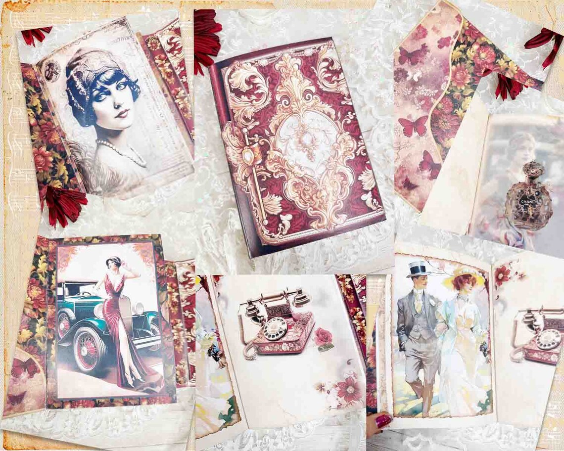 The Beauty of the Roaring 20s Printable Kit Part 1 - 1920s Style Junk ...