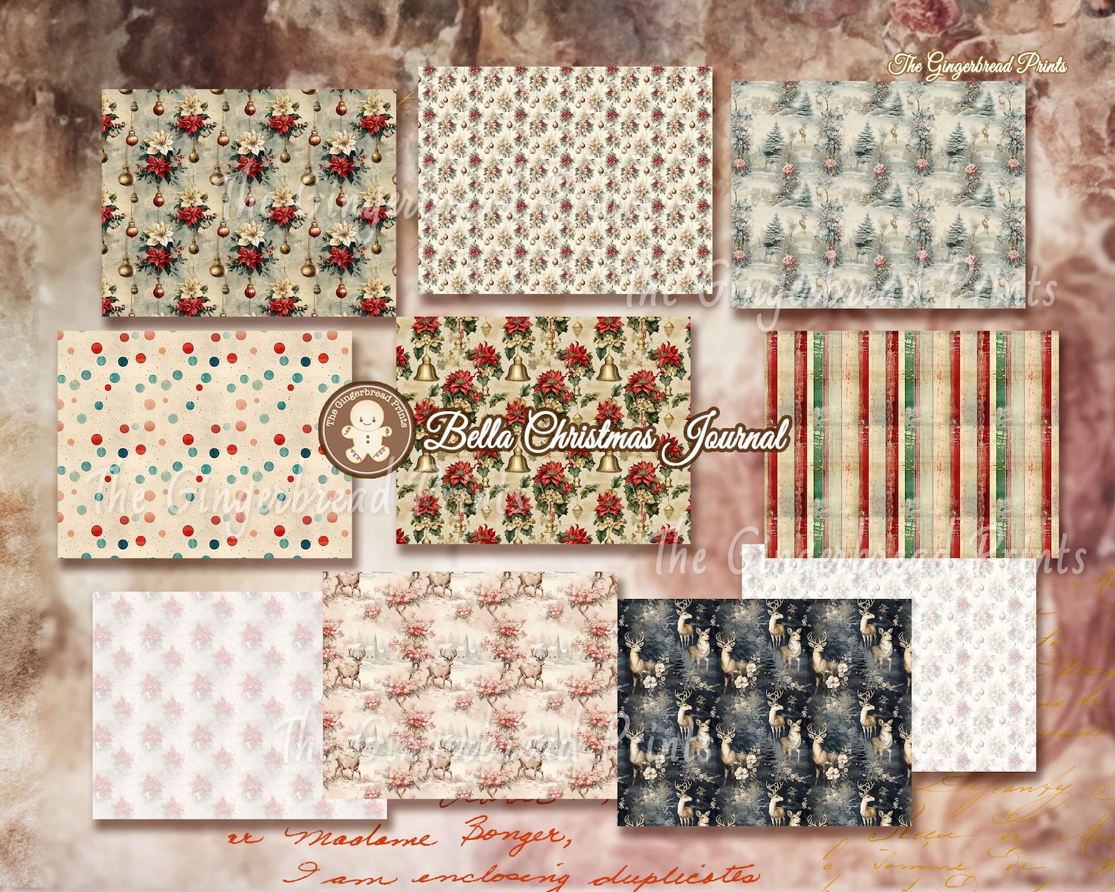 Bella Christmas Journal Printable Kit Instant Download You Print for ...