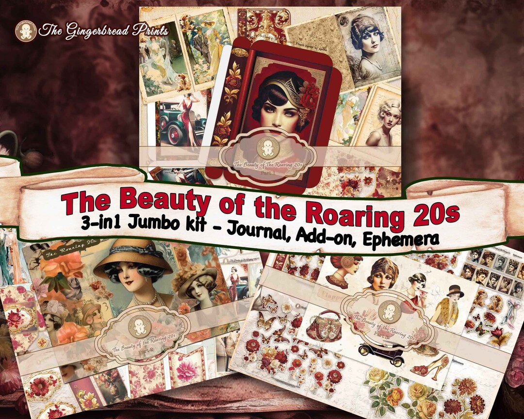 The Beauty of the Roaring 20s Bundle All 3 Kits Are Included Printable ...
