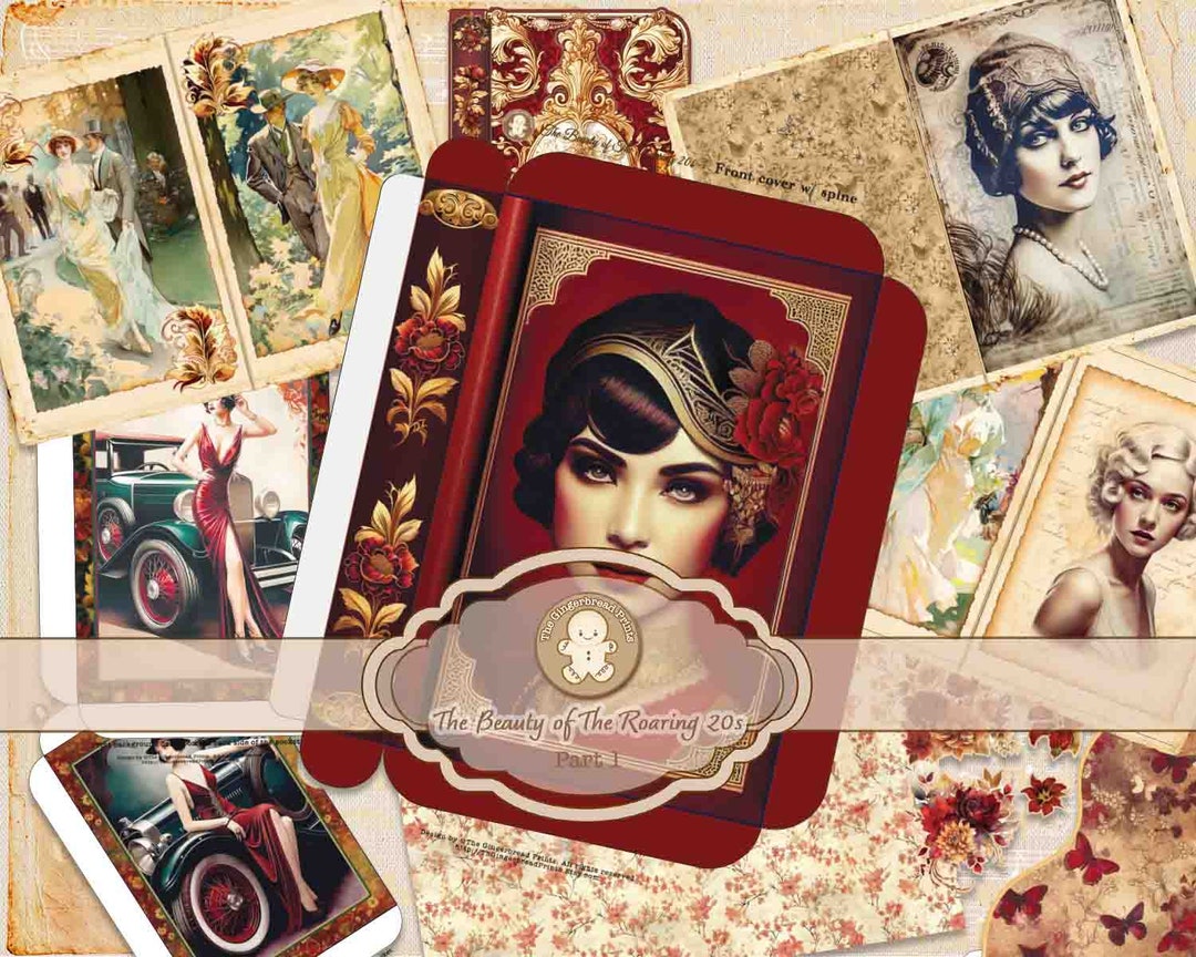 The Beauty of the Roaring 20s Printable Kit Part 1 - 1920s Style Junk ...