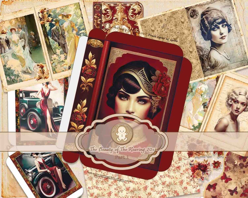 The Beauty of the Roaring 20s Printable Kit Part 1 - 1920s Style Junk ...