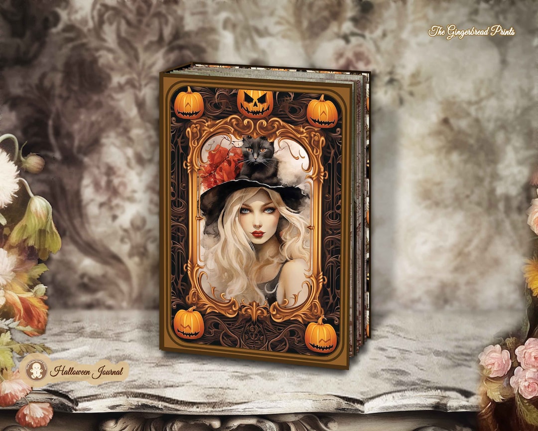 Halloween Journal Printable Kit Instant Download You Print for Junk ...