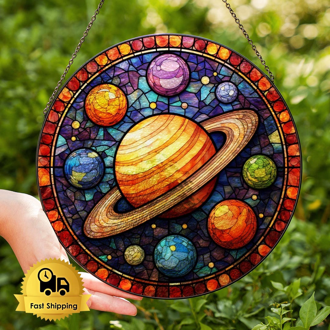 Solar System Suncatcher, Planetary Window Hanging, Astronomy Lover ...