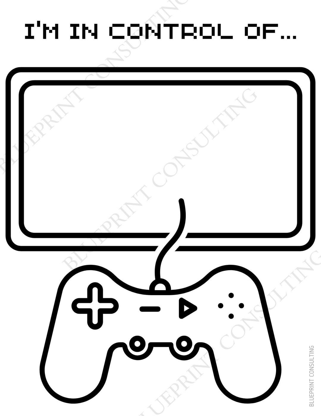 Gaming-inspired Control Worksheets for Teens (PDF) - Etsy