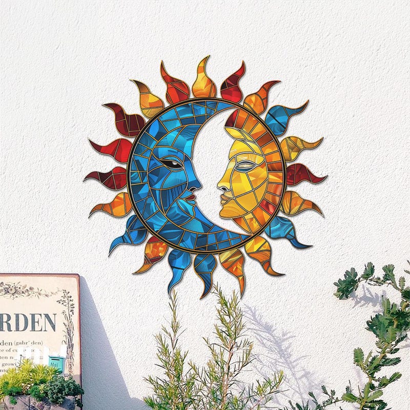 Metal Sun Wall Art - Etsy