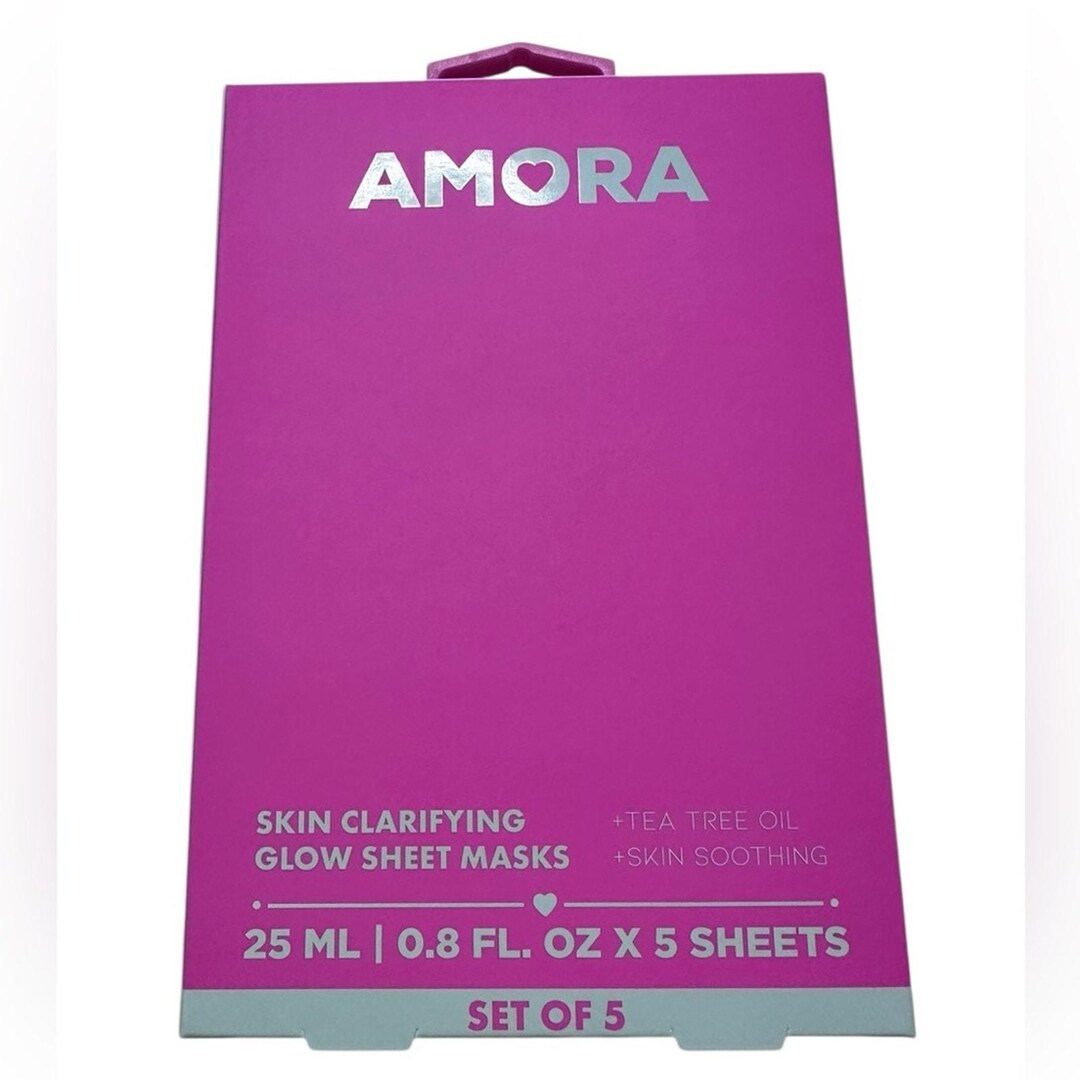 AMORA Skin Clarifying Glow Sheet Masks With Tea Tree Oil (set of 5) - Etsy