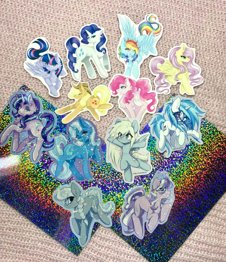 My Little Pony Stickers - Etsy Australia