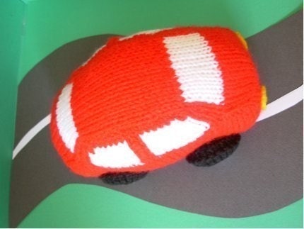 Toy Pattern, Knitting Pattern for Toy Car. Ideal Gift From Grandma or ...