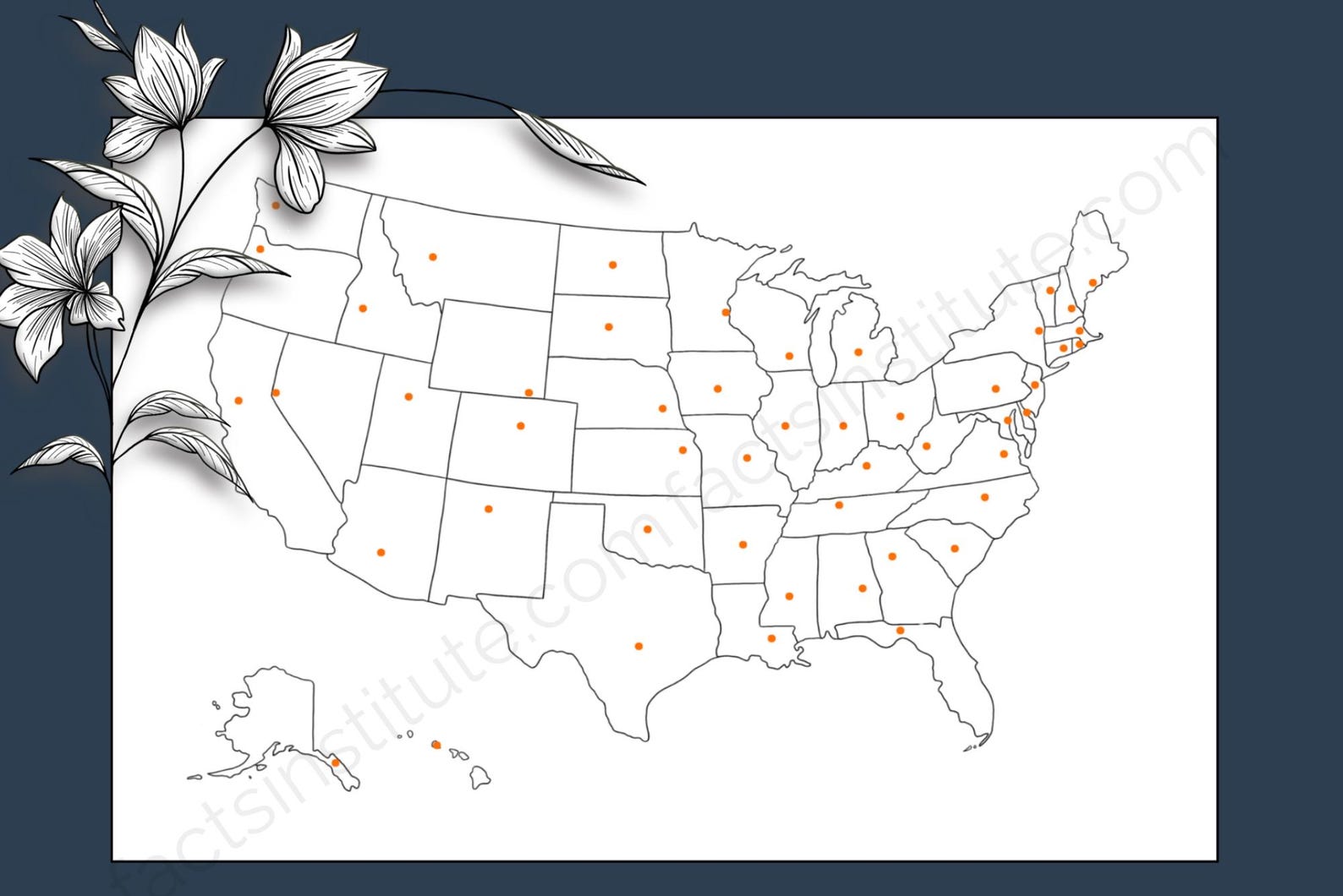 Blank US Maps Printable | US Maps Outline | States and Capitals Map ...