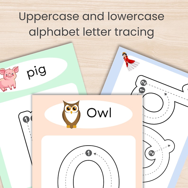 Alphabet Tracing Worksheets | Uppercase & Lowercase Letters, ABC ...