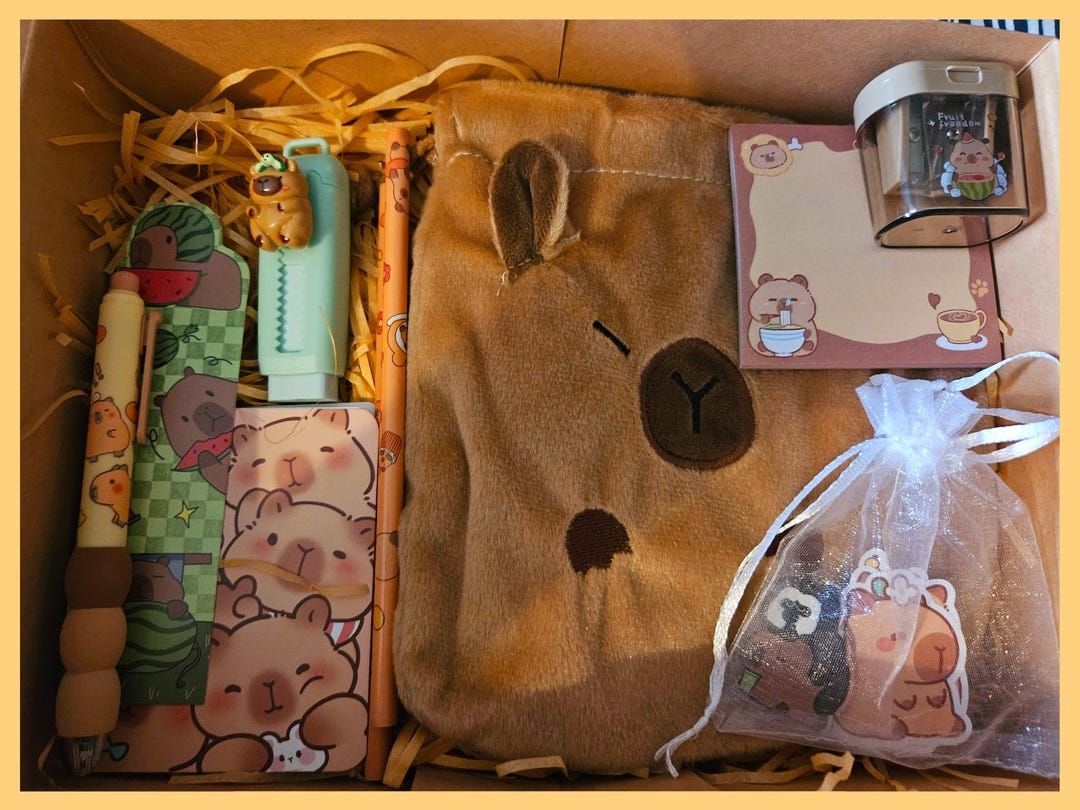 Capybara Stationary Bundle - Etsy