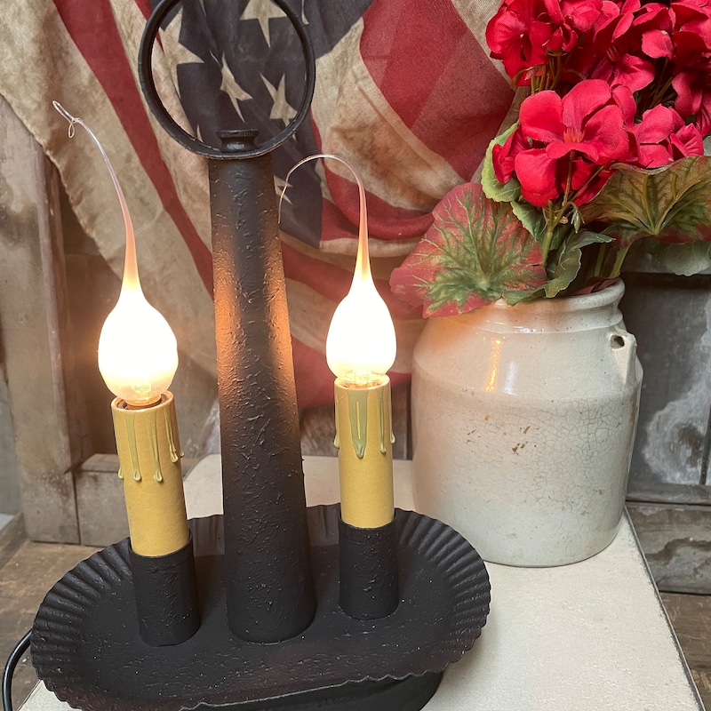 Primitive Tin Lamp Light - Etsy