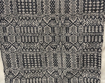 Primitive Coverlet 52 Inch Table Square Red/tan/mustard - Etsy