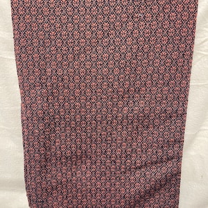 Primitive Coverlet 52 Inch Table Square Black/red - Etsy