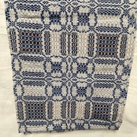Primitive Coverlet 34 Inch Table Square Black/tan - Etsy