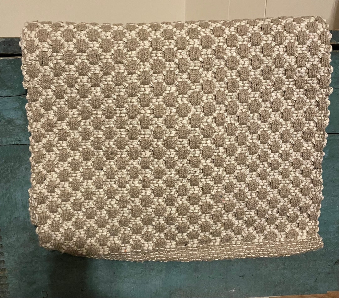 Primitive Cottage Weave Coverlet 56 Inch Long Table Runner Tan - Etsy