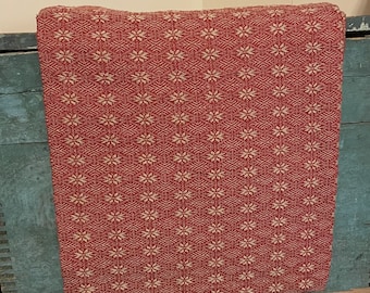 Primitive Christmas Coverlet 52x74 Inch Throw Red Green and Tan - Etsy