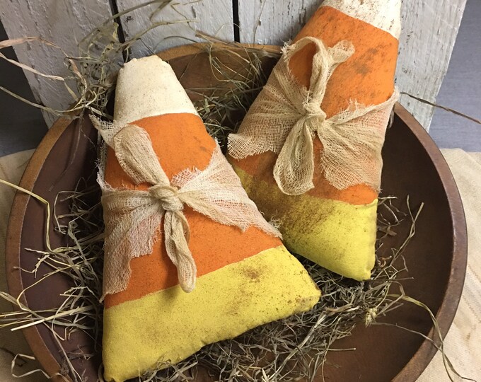 2 Primitive Fall Candy Corn Bowl Fillers - Etsy