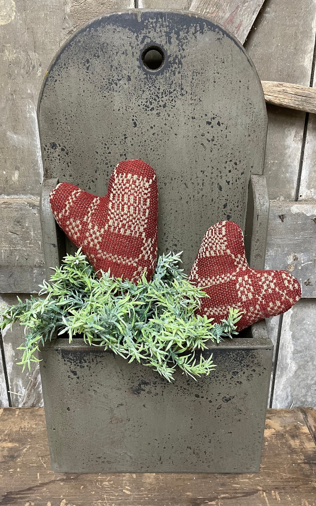 Primitive Wooden 23x11x5 Wall/door Box Cobblestone - Etsy