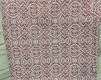 Primitive Coverlet 52 Inch Table Square Mustard/white - Etsy