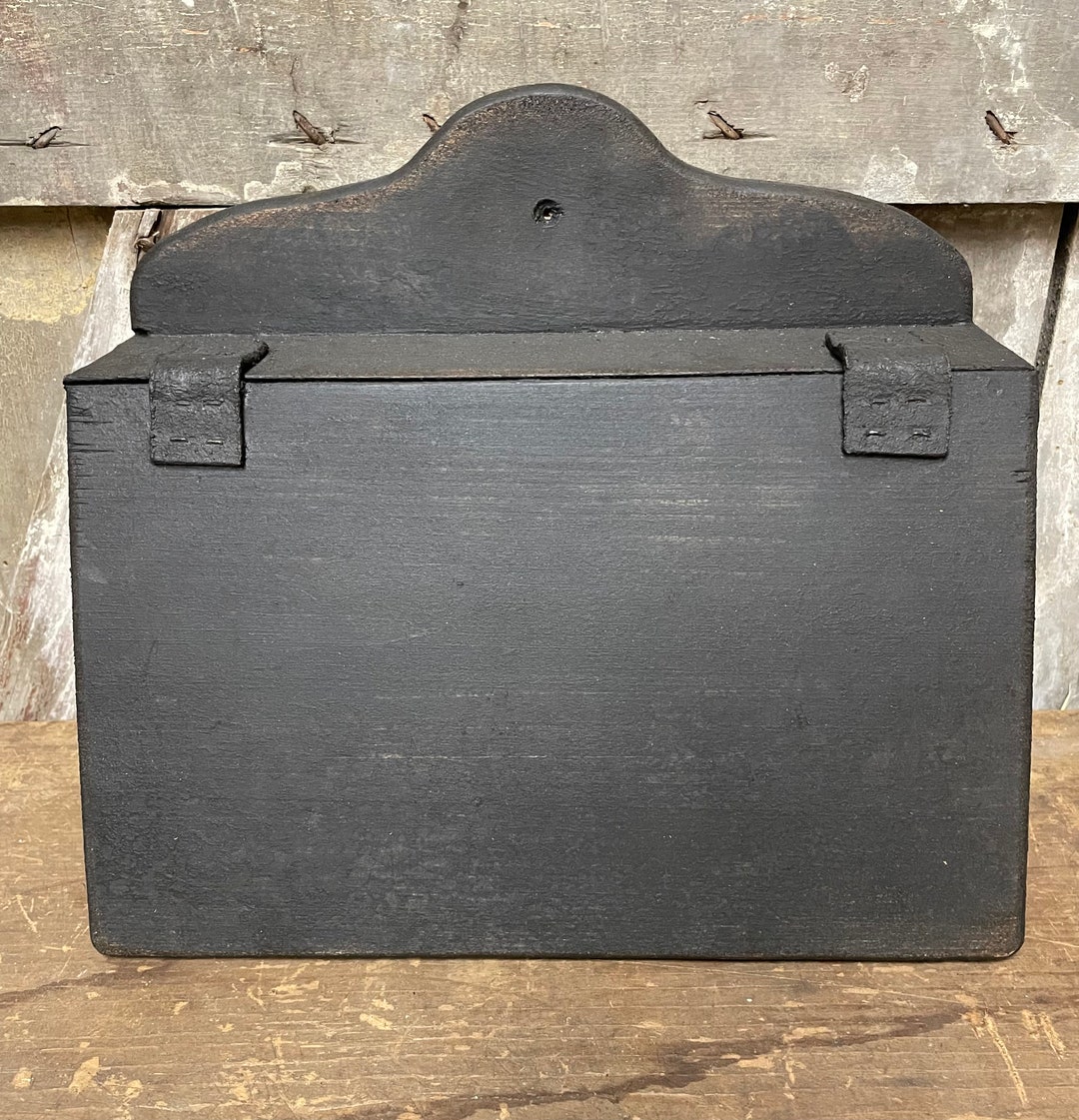 Primitive 10x11x6 Wooden Thermostat Cover Black - Etsy