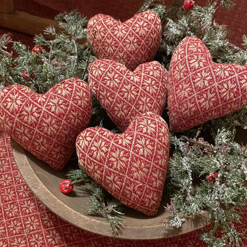 Heart Fabric Bowl Fillers - Etsy