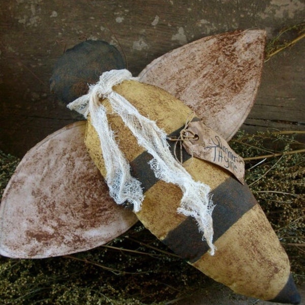 Primitive Bee - Etsy