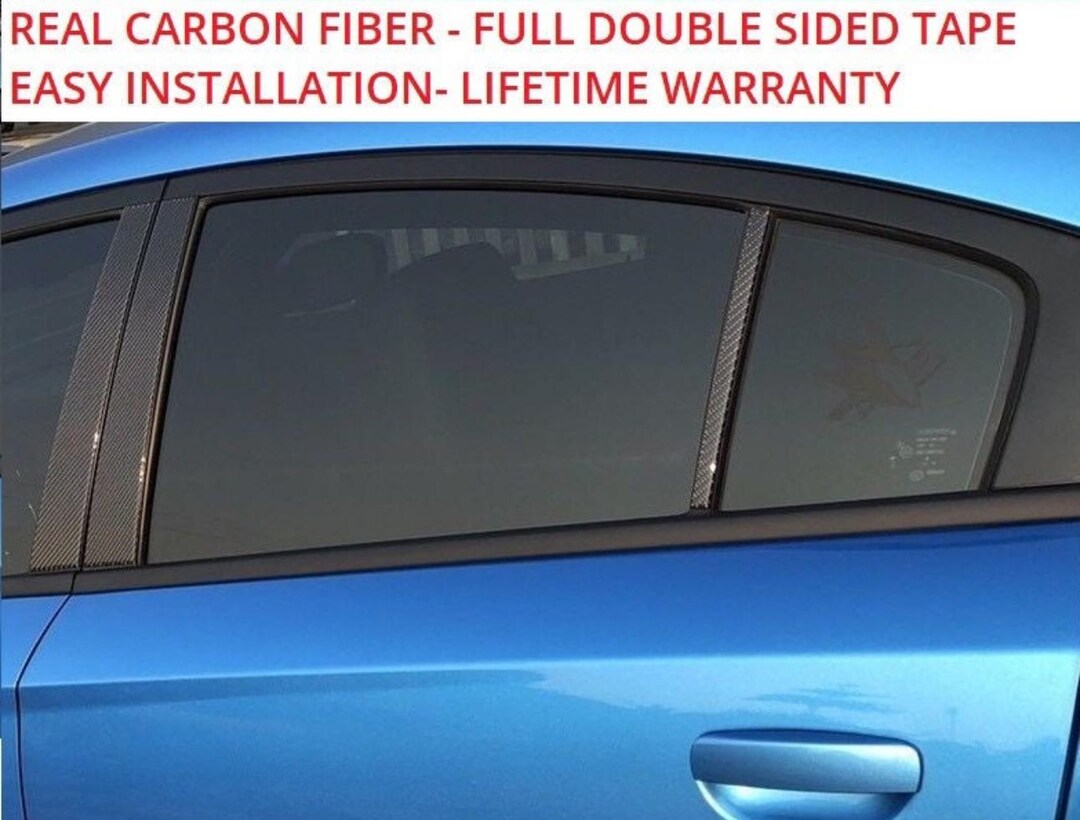6-piece Real Carbon Fiber Pillar Posts Overlay for Chevy Traverse 2009 ...